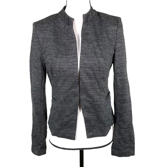 Halogen | Jackets & Coats | Halogen Dark Gray Open Knit Blazer | Poshmark